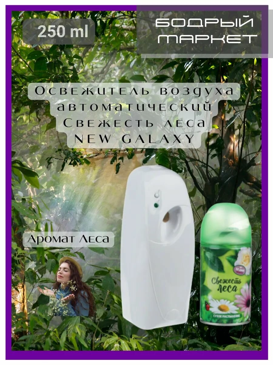 Набор, распылитель и баллон автоматик NEW GALAXY 250 мл