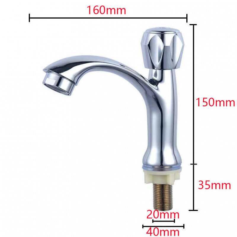 Смеситель для раковины в ванной комнате с подачей только холодной воды, смеситель для раковины из сплава с подачей только холодной воды, кухонный смеситель с одним отверстием.