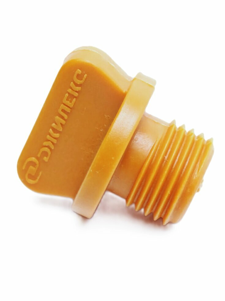 Заглушка пластмассовая Джилекс насоса Джамбо, резьба 1/4" пробка оранжевая