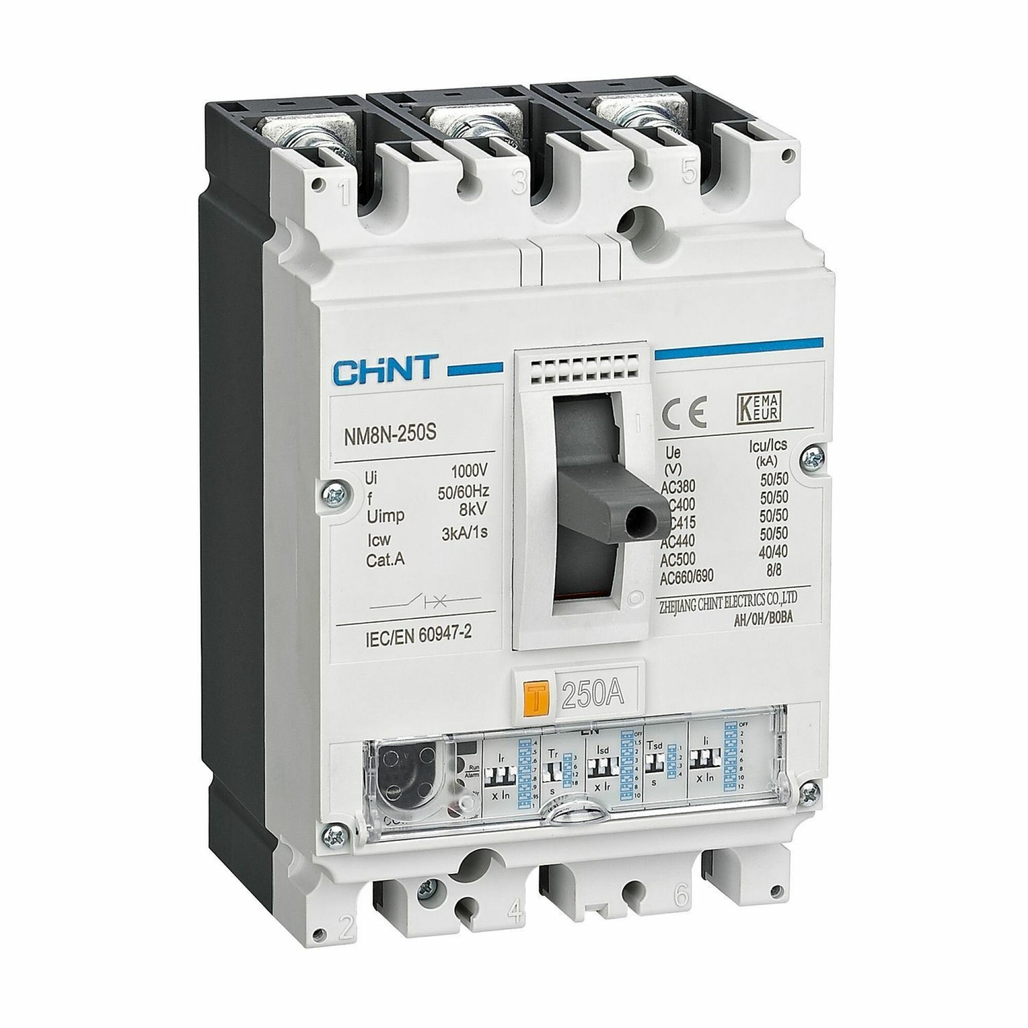 Выключатель автомат. защиты двигателя NM8N-630Q M 500А 70кА 3P Chint