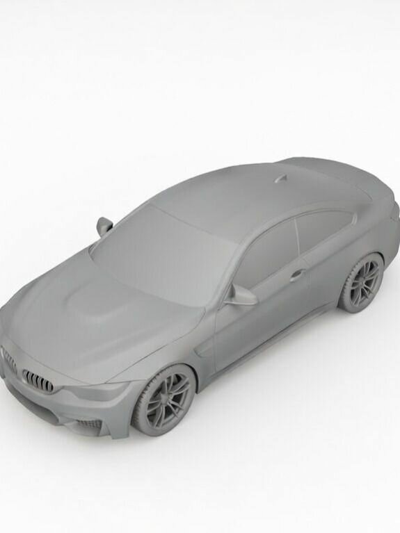 BMW M4 (F82) Кit Сard 3D Модель