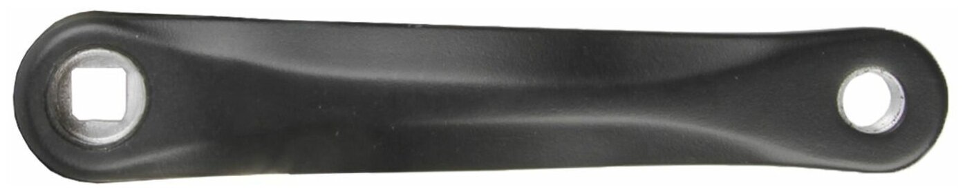 Шатун системы велосипеда левый 170 мм алюминиевый под квадрат черный