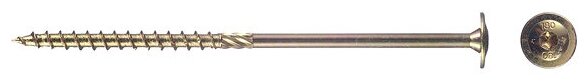 Саморезы по дереву 180x8,0 мм тарельчатая головка конструкционные (50 шт.)