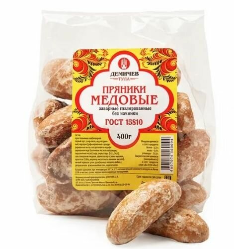 Демичев Пряники Медовые, 400 г