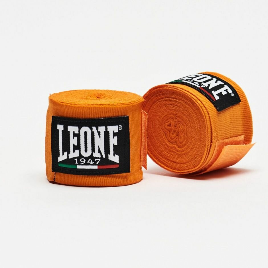 Бинты боксерские, эластичные Leone 1947 AB705 2 шт. - Orange (3.5 метра)