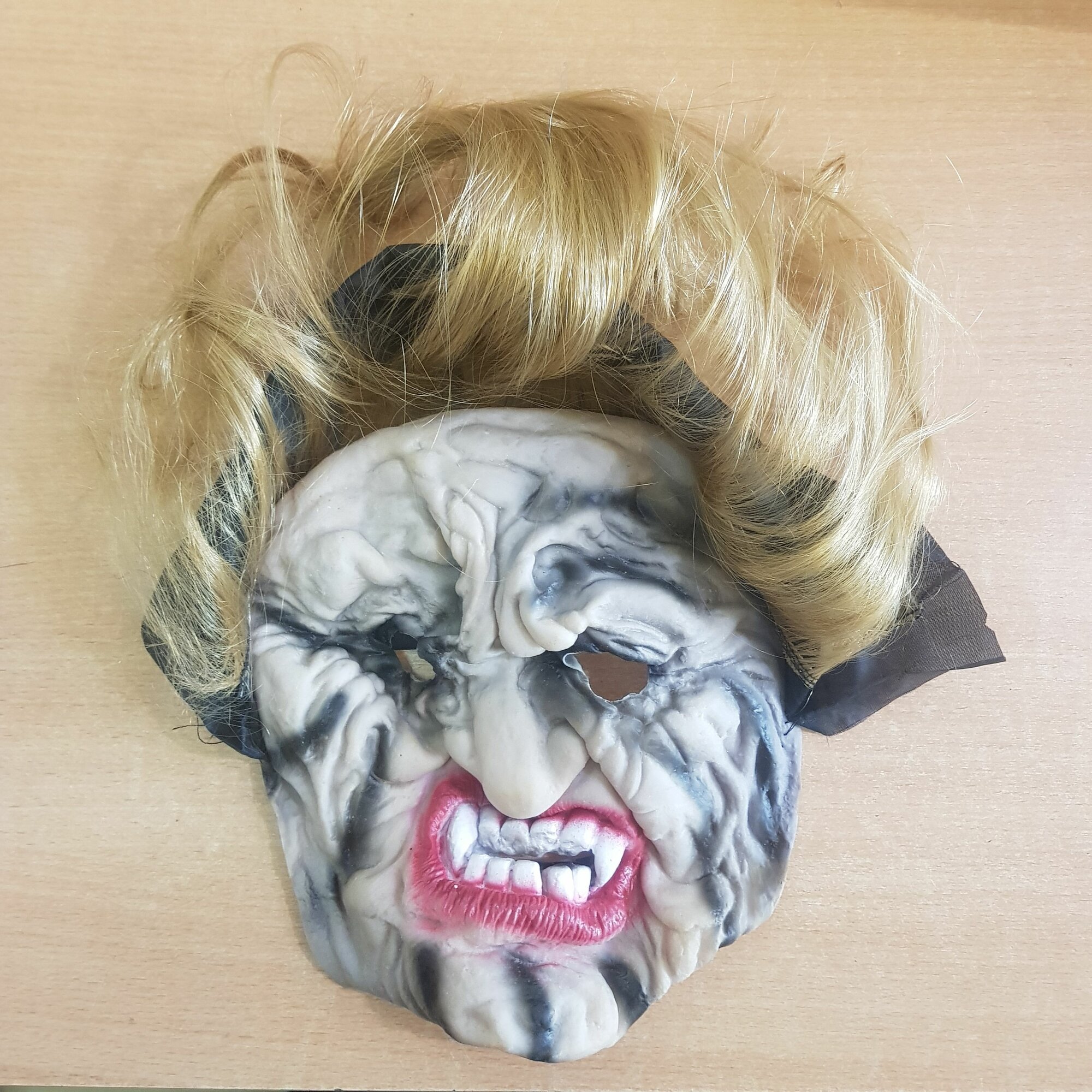 Маска карнавальная "Вампир страшный" латекс, 23х20см 1133