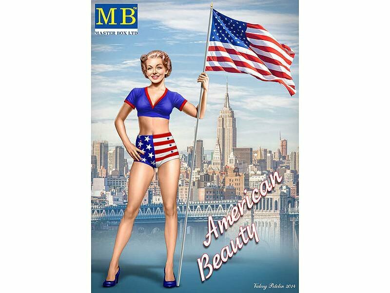 Фигуры, серия Пин-ап, набор №2, Бетти. Масштаб 1:24