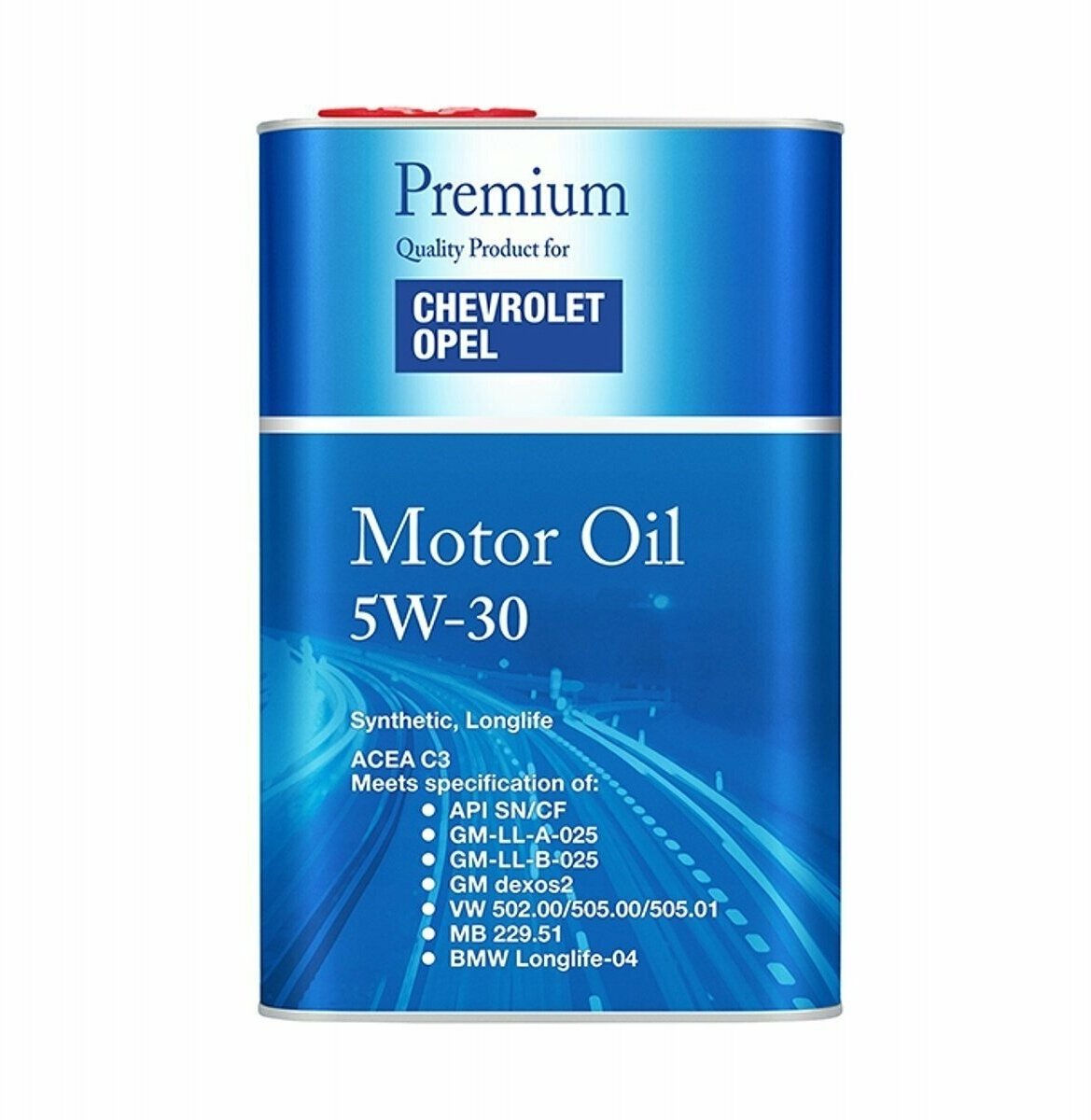 Моторное масло FANFARO Chevrolet 5W-30 синтетическое, 1 л, 1 шт