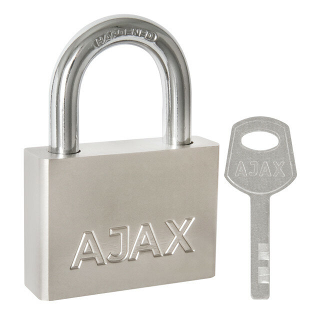 AJAX PD-3050 навесной замок 3fin key, открытый корпус, диаметр цилиндра 48 мм