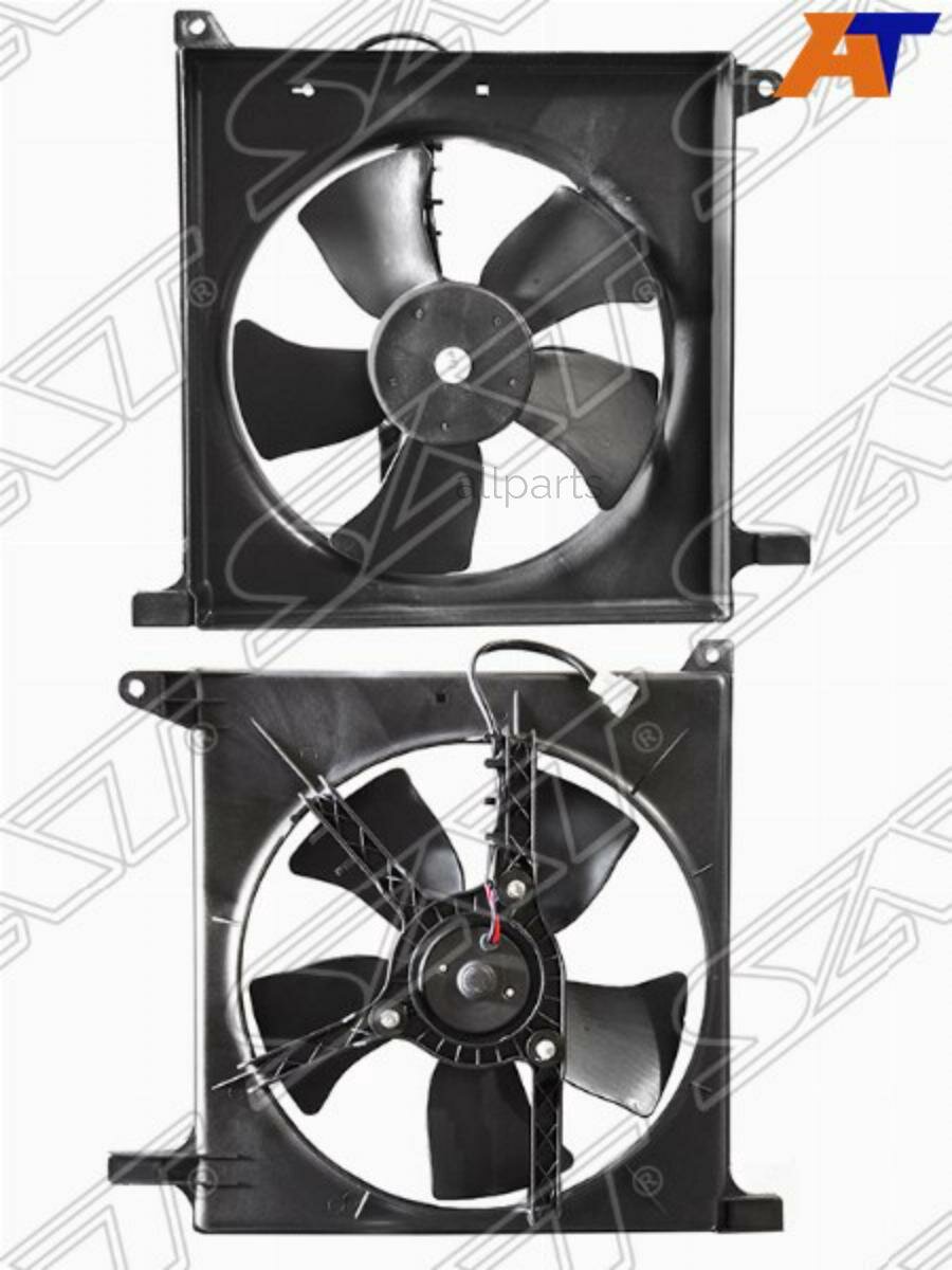 SAT ST-DW25-201-0 Диффузор радиатора в сборе DAEWOO NEXIA 96-