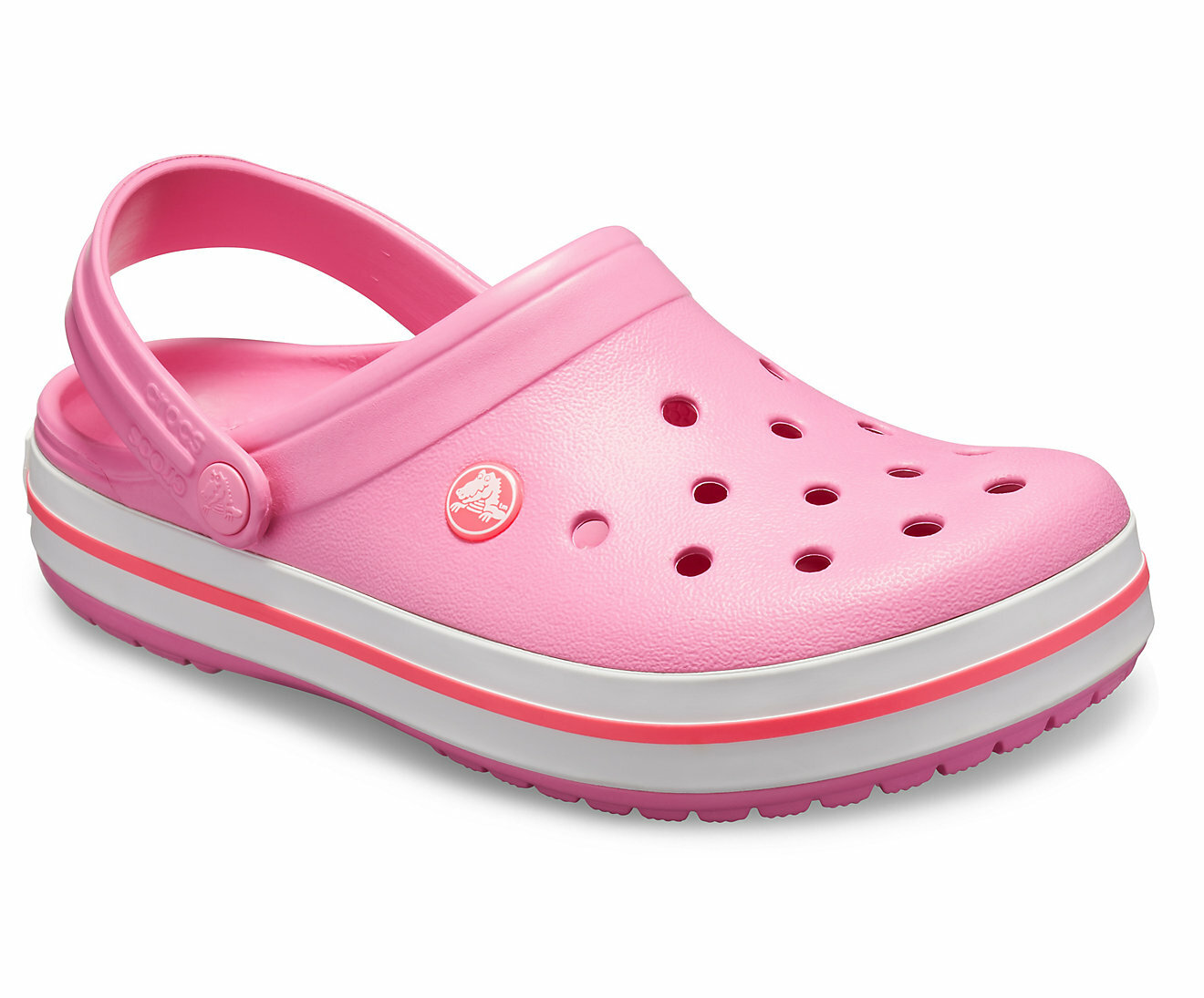 CROCS Сабо Крокбэнд Пинк Лемонэйд/Вайт 11016-62P (36.5 (M4/W6), 62P)