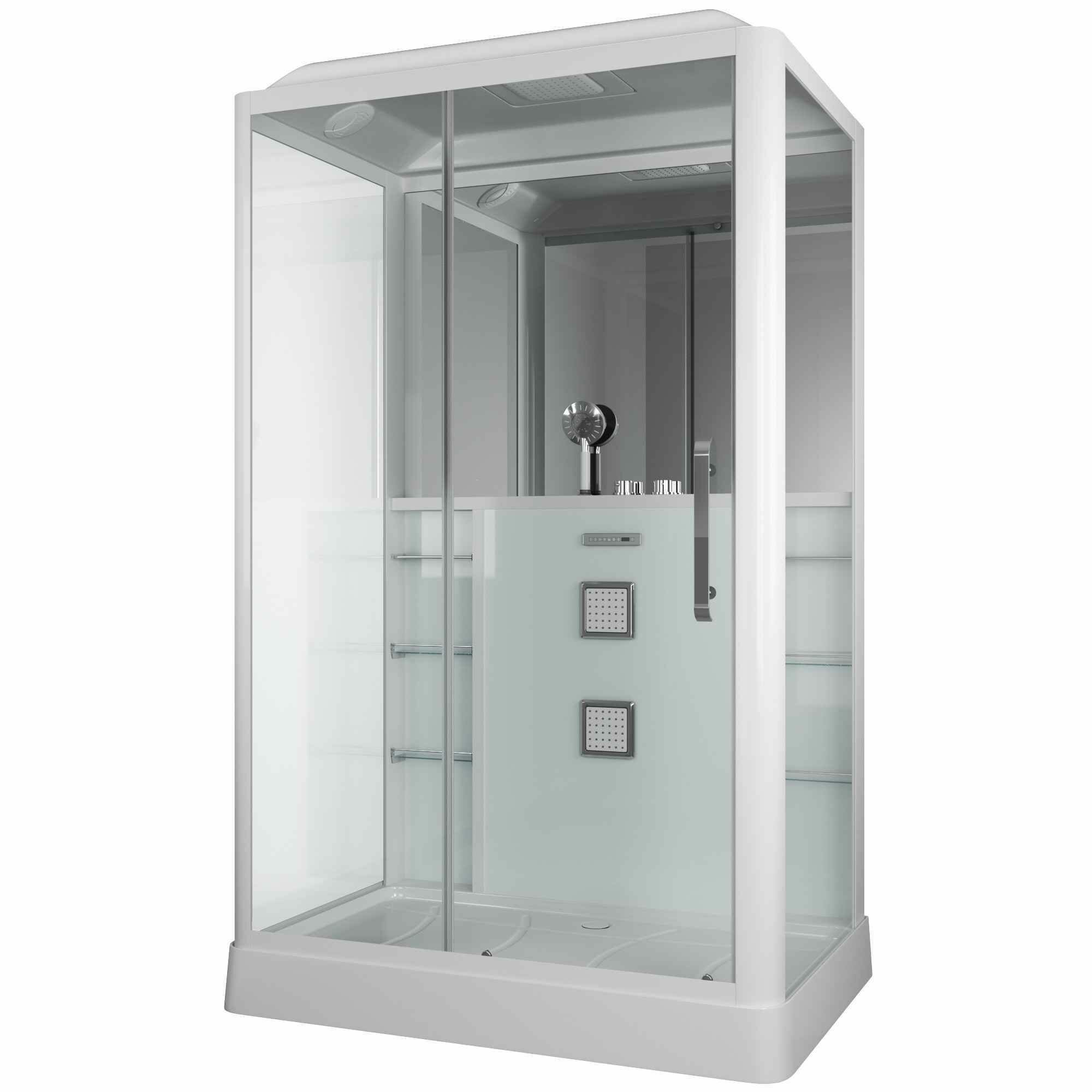 Душевая кабина Grossman GR128L (90x135x225) дверь разджвижная,3 места