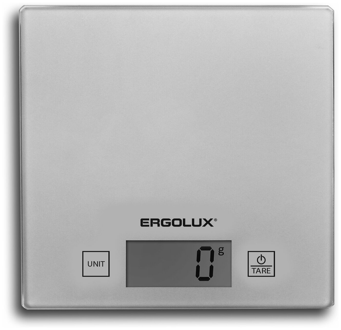 Весы кухонные ERGOLUX ELX-SK01-С03 серые металлик, электронные