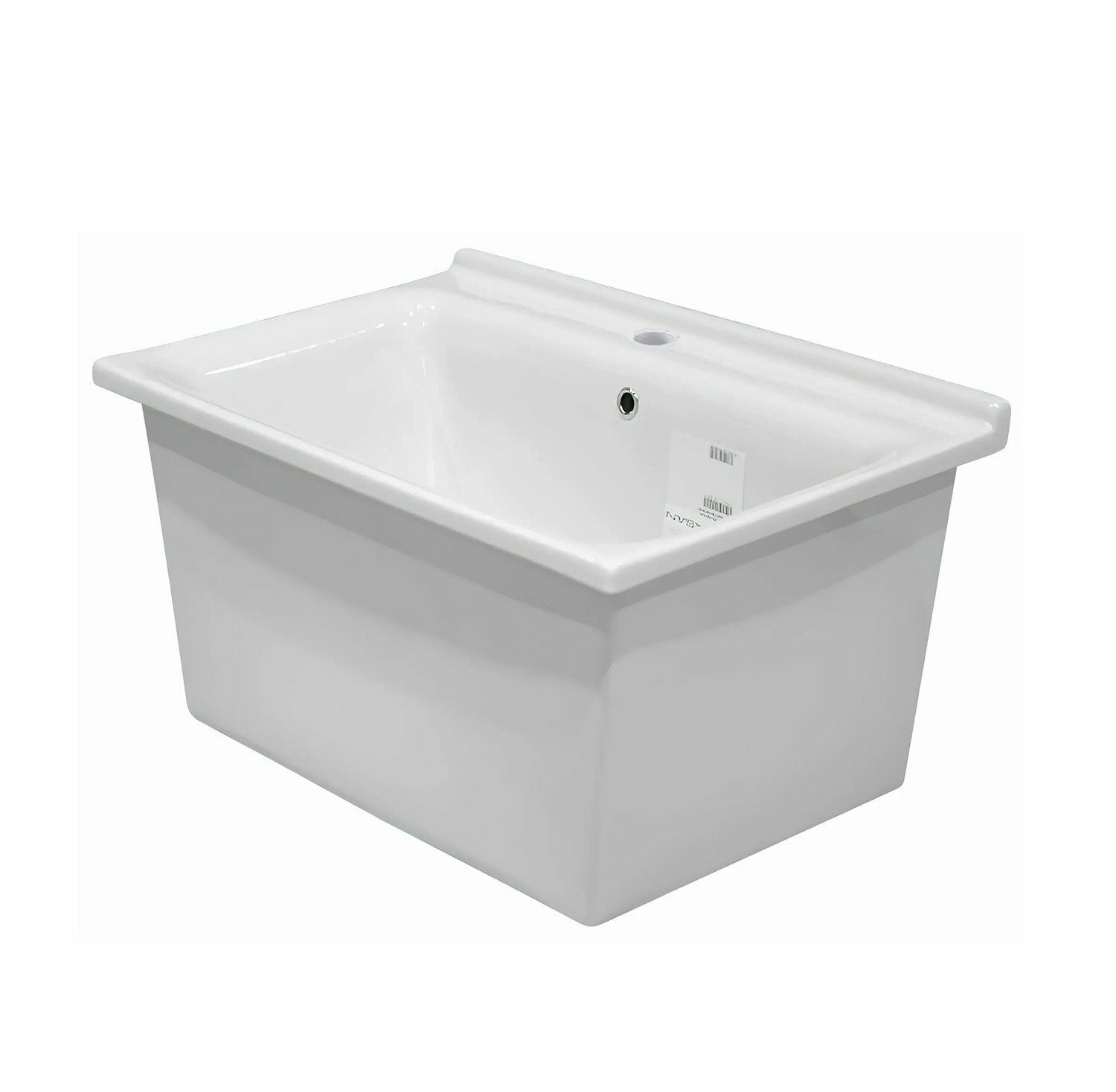 Хозяйственная раковина (75х50) Kerasan Aquadom 029301*1 белый, 1 отверстие