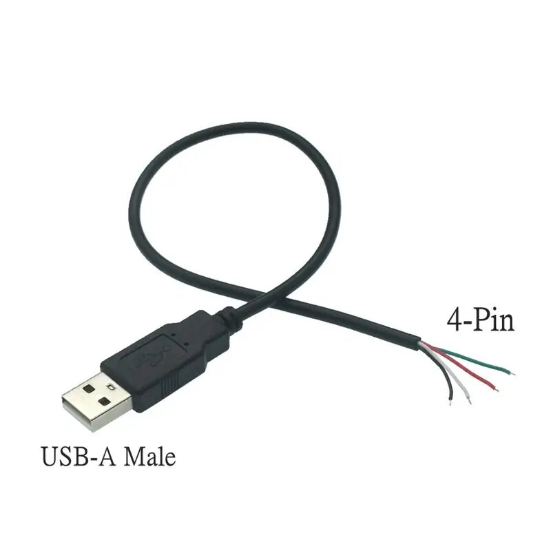 UXG Кабель-переходник USB 2.0 для DIY 1 м, USB-4Pin Male