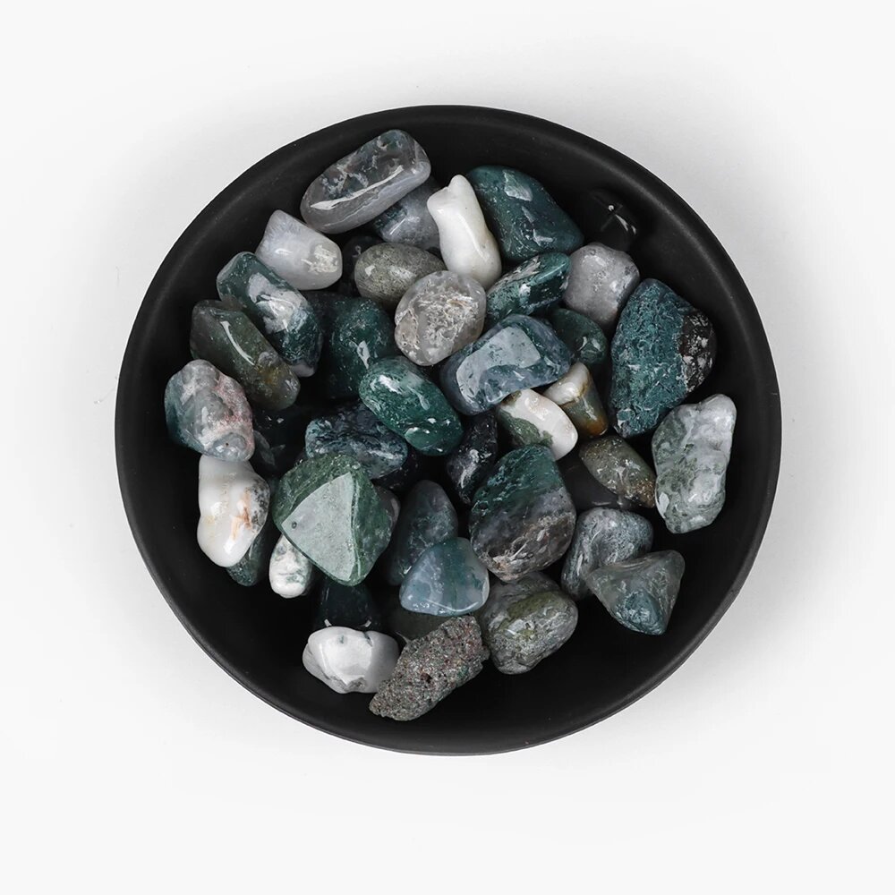 Натуральные моховые Агаты Rainagem 50g