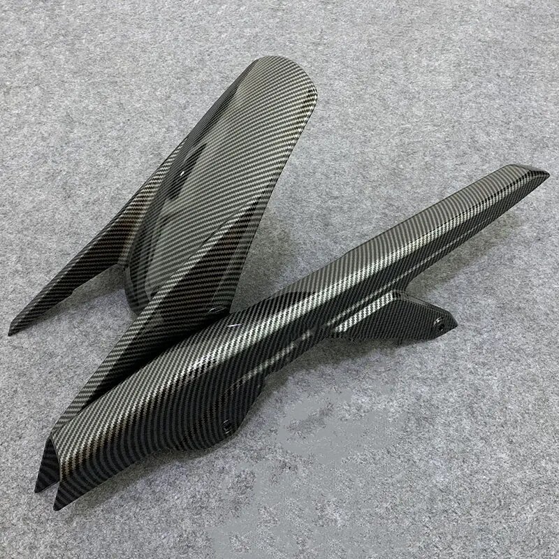 Для Honda CBR650F CBR 650F CB650F CB 650F 2014 -2018, заднее крыло мотоцикла, дневное освещение, защита цепи, обтекатель C Glossy Carbon