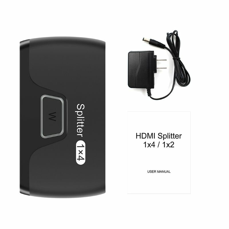 HDMI-совместимый переключатель 1 на 4 выхода, 4K, 30 Гц, поддержка HDCP1080P для HDTV/5 игровых консолей ПК