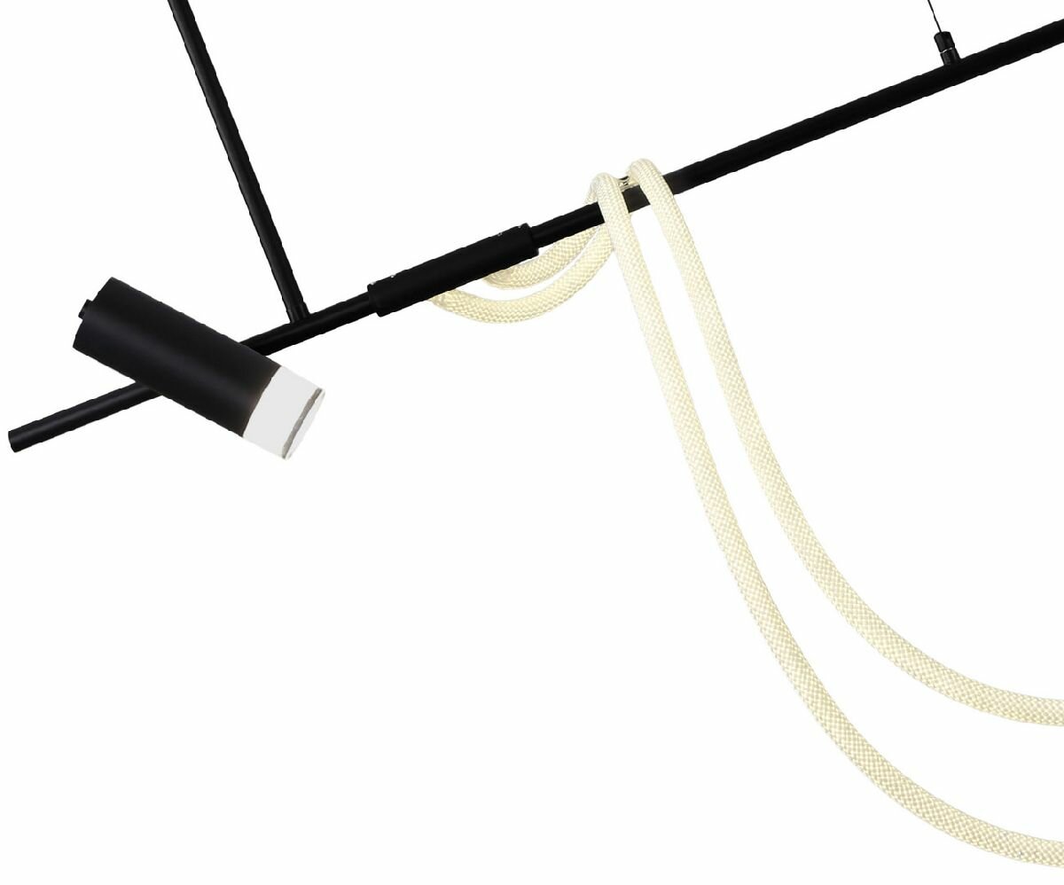Подвесной светильник Kink Light 08039K-120A, хай-тек, LED, GU10, 50 Вт, черный