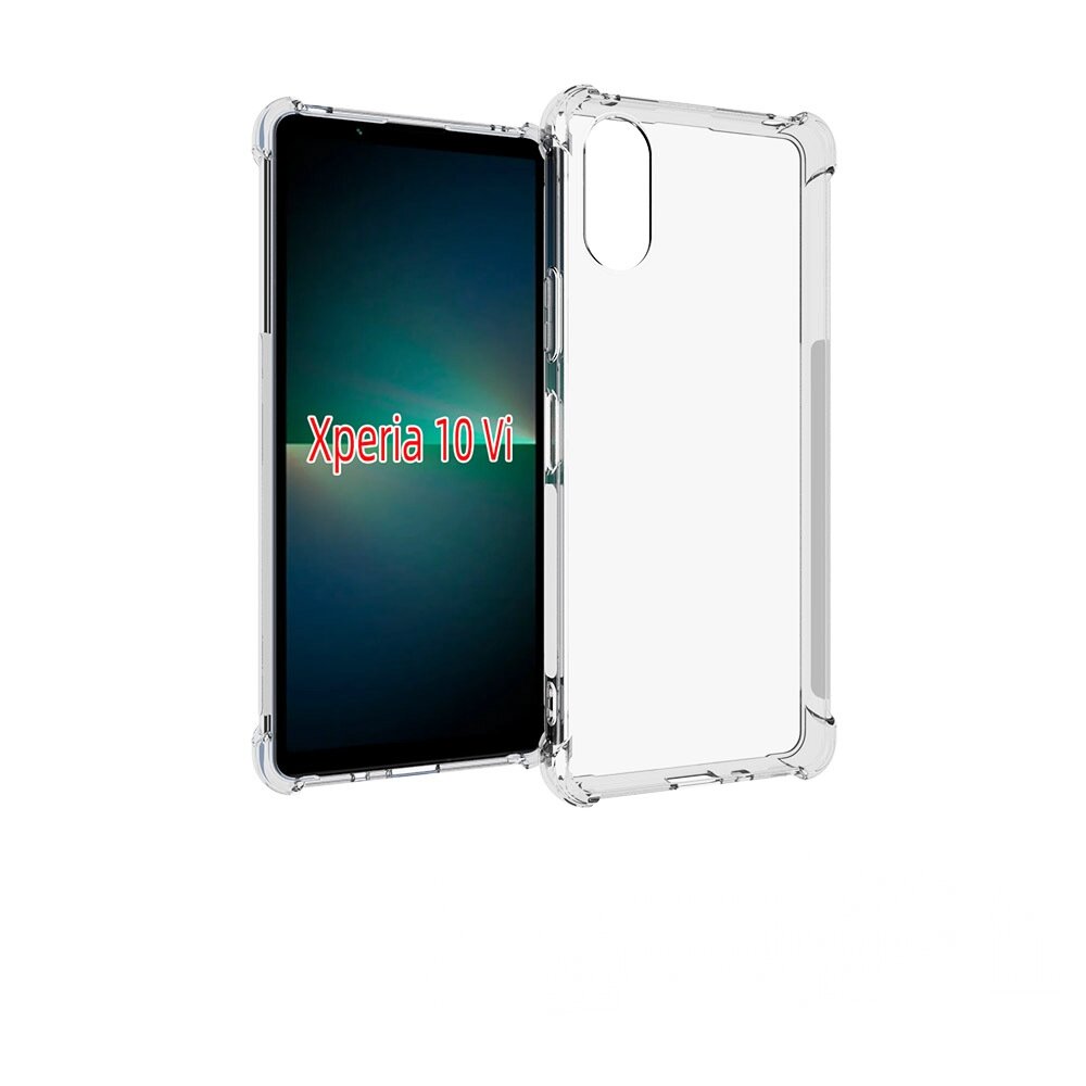 Чехол задняя-панель-накладка-бампер MyPads Tocco для Xperia 1 Vi (1-6) с усиленной защитой углов противоударный прозрачный MyPads