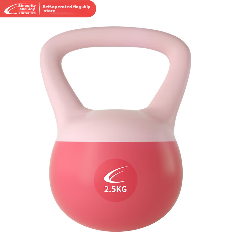 Chengyue Soft Kettlebell for Men And Women, Fitness Swinging Dumbbell, Exercise Equipment, Training 2.5KG, Cherry Blossom Pink, CY551