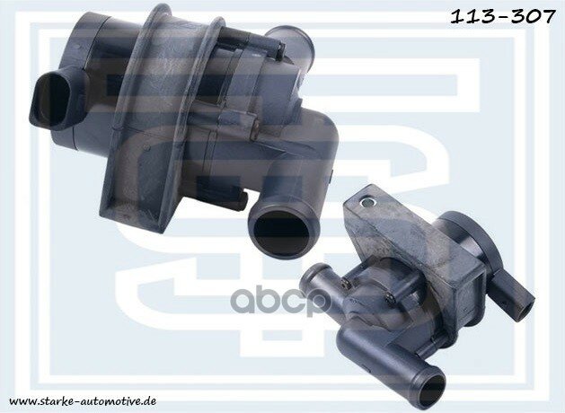 Доп. водяная помпа AUDI A4 (B5) / AUDI A6 (C5) 2,4-2,8 quattro/113-307 078121601B 113-307 078121601B STARKE арт. 113307