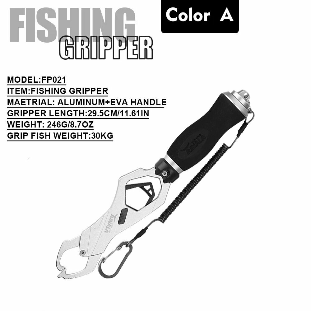 Липгрип челюстной захват для рыбы с весами синий Tunala