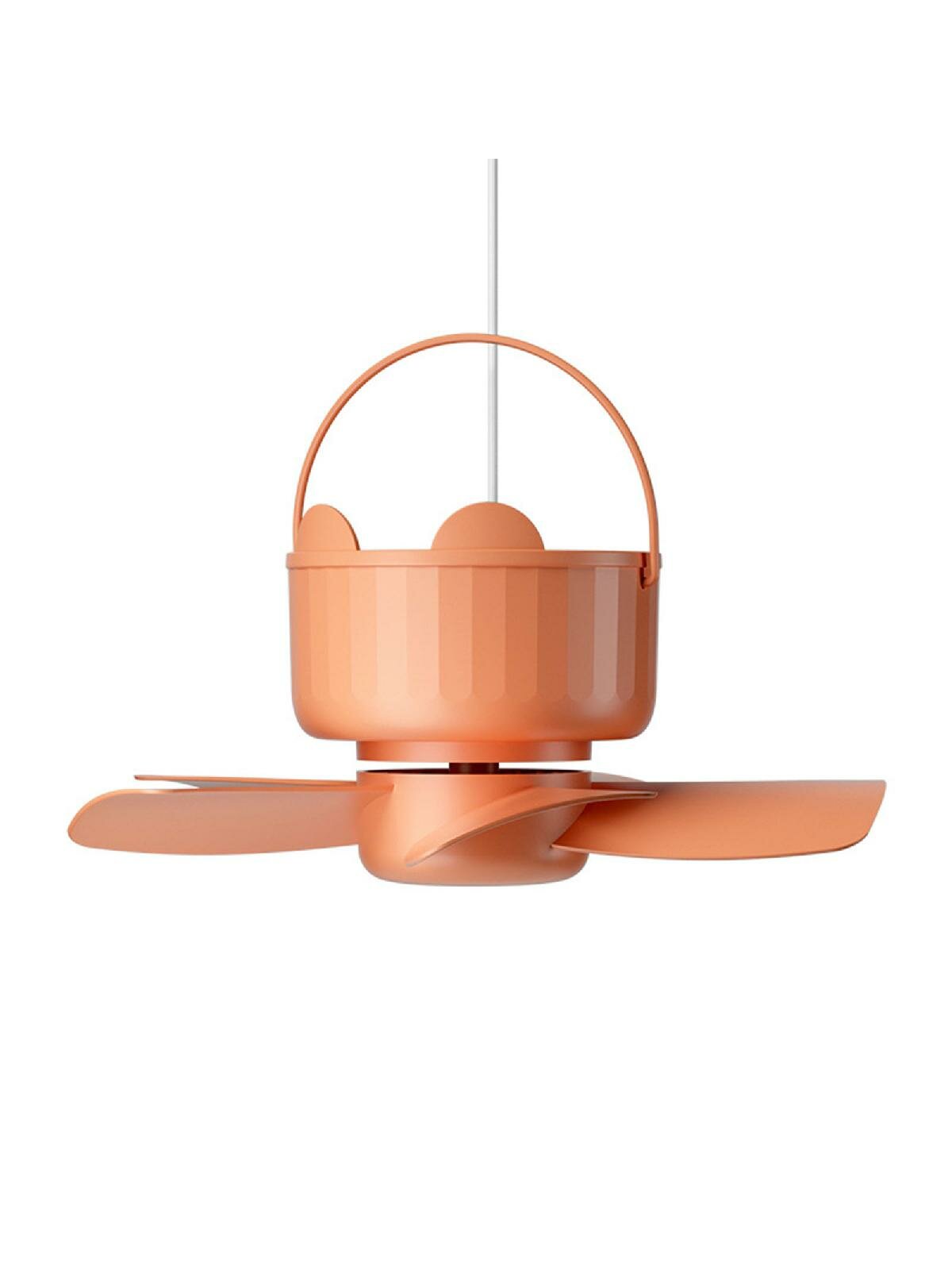 7inch USB Canopy Fan with Hook Optional Timing Hanging Fan Tent Fan Ceiling Fan 3-Speed for Dormitory Bedroom Bedside