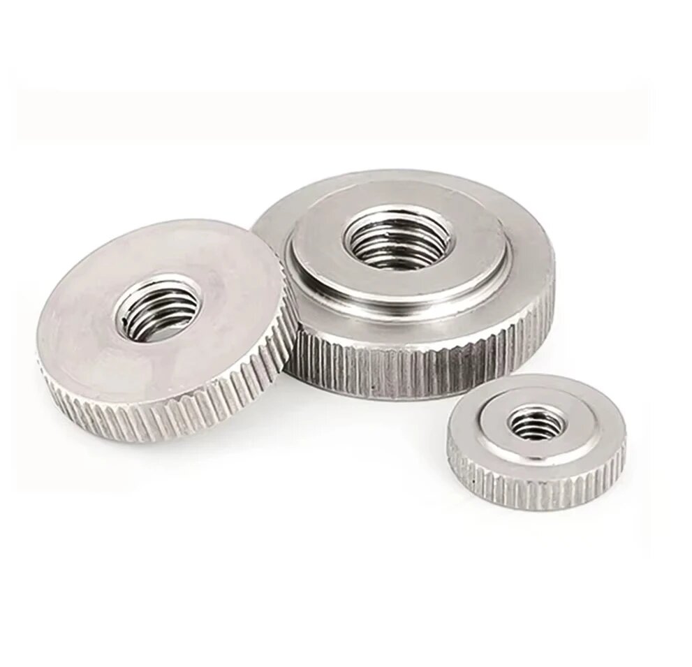 Нержавеющие гайки с накаткой M2-M12 M2.5(10pcs), 304 Stainless Steel