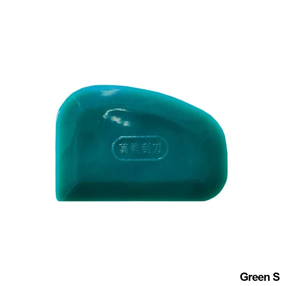 Скребок резиновый для керамики, изумрудный, Green S
