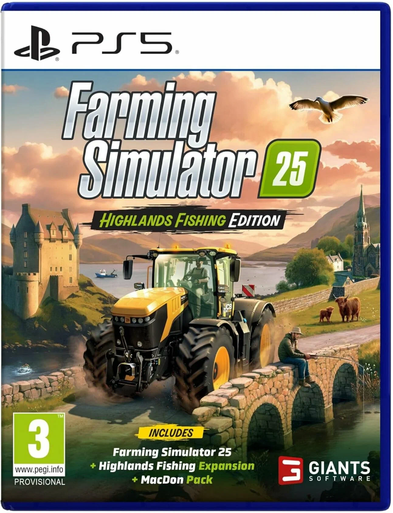 Игра Farming Simulator 25. Highlands Fishing Edition (PS5) Русские субтитры и интерфейс