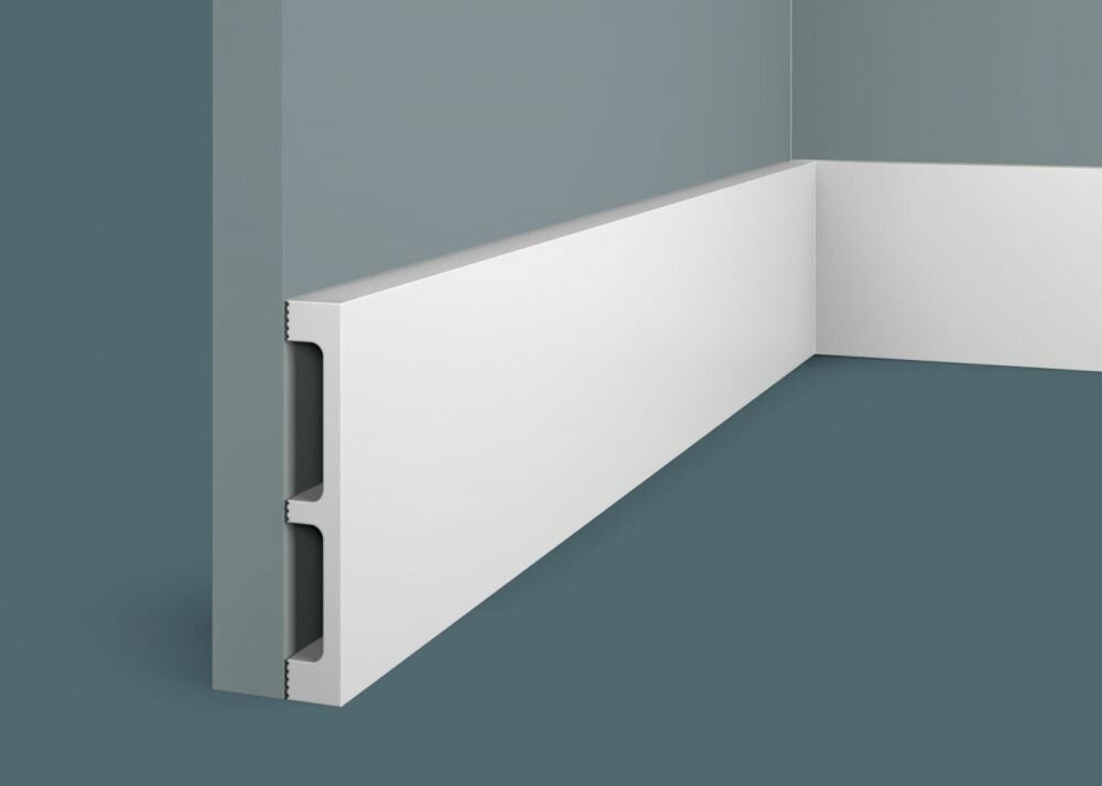 Плинтус Cosca PX049 Экополимер В99хШ15хД2000 мм / Коска.