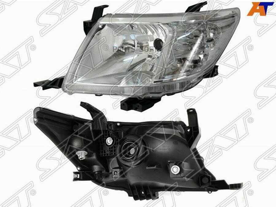Фара Toyota Hilux Pick Up 11-15 (Слева/ Галоген/ Ручная регулировка) SAT ST-212-11T2L-LD | цена за 1 шт