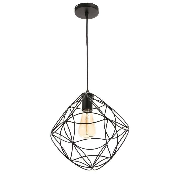 Светильник BayerLux 669914/1 E27 40 Вт черный 21×21×121 см