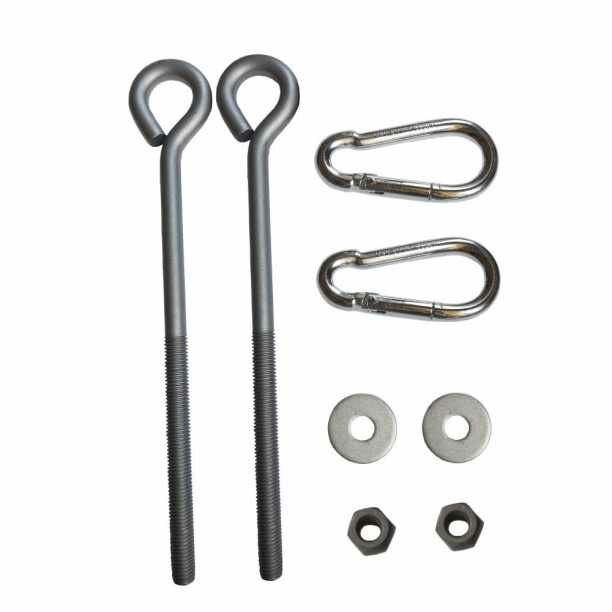 Набор крепежа для подвеса качелей к деревянной конструкции Rawlplug, 2 точки крепления