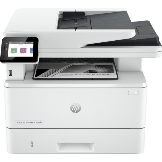 МФУ HP LaserJet Pro MFP M4103fdn (стартовый картридж 3050 стр.)