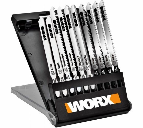 Набор пилок для лобзика 10 шт WORX WA8106