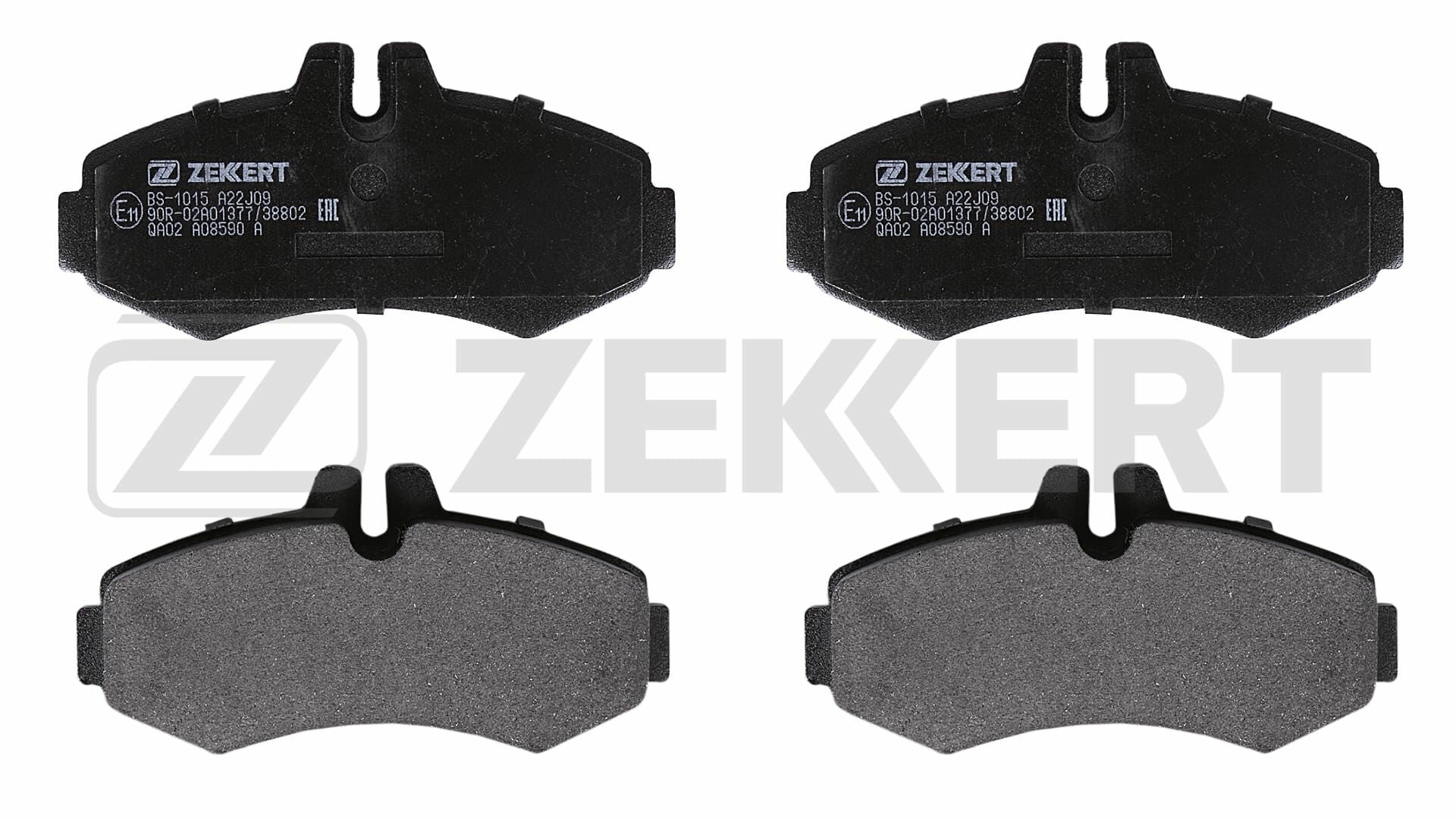 Колодки тормозные дисковые передние для Мерседес V-class, Вито BS-1015 ZEKKERT