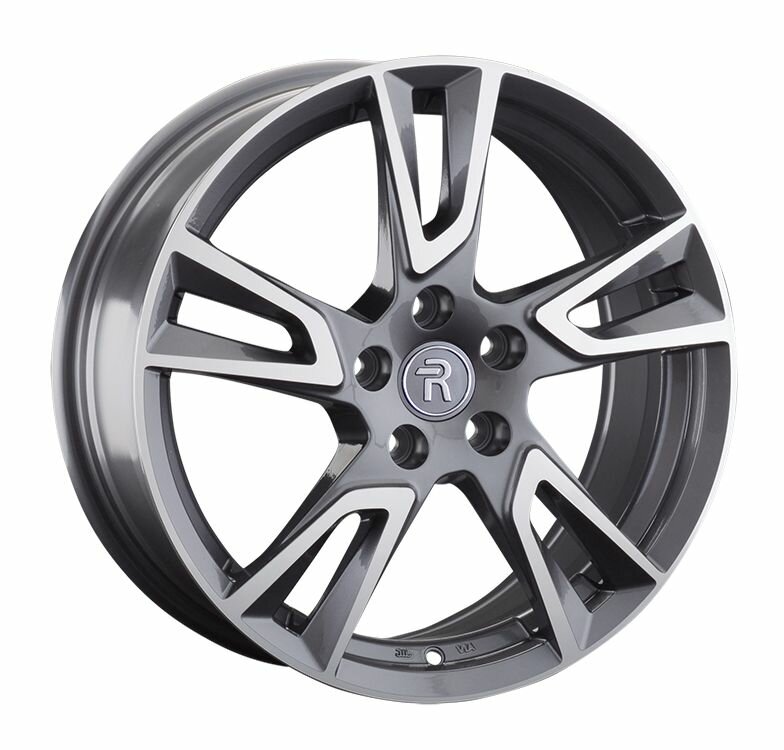 Колесный диск Replay INF50 17x7.5" PCD5x114,3 ET45 D66,1 темно-серый глянцевый с полированными лучами