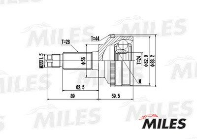 Шрус ford maverick iii/mazda tribute 2.0-3.0 00-08 нар. +abs