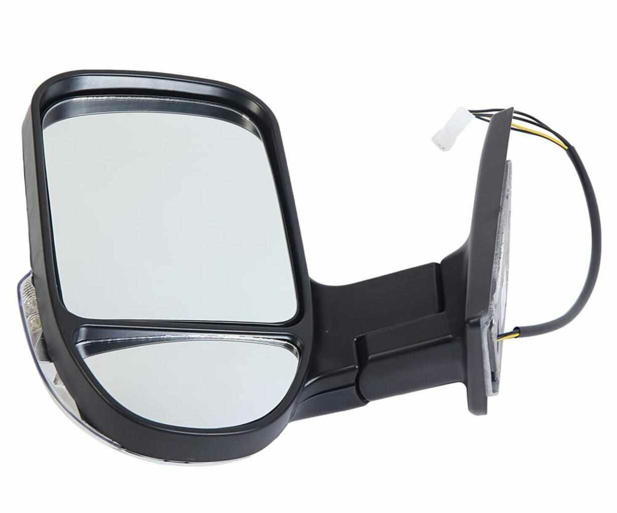 Зеркало боковое ГАЗ-3302 Бизнес левое обогрев с повторителем поворота Белый глянец, SKV-02-019-L, SKV