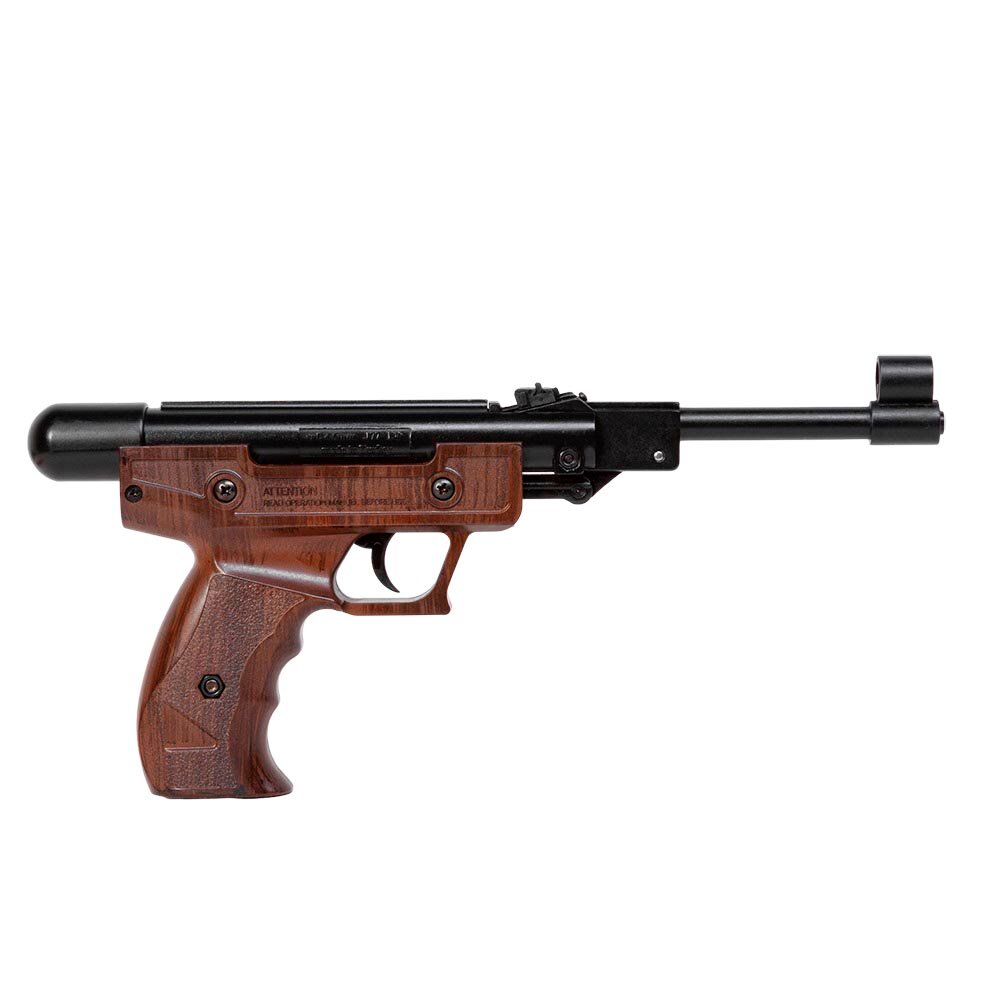 BLOW Пистолет пневматический BLOW H-01, кал. 4,5 мм (пластик имитация дерева)