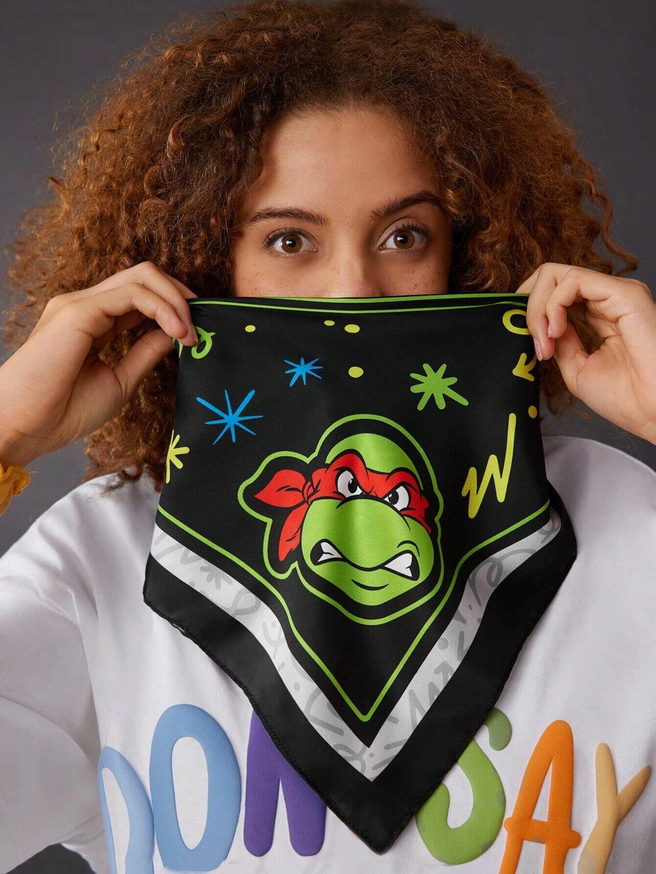 Накидка Черепашки Ниндзя Teenage Mutant Ninja Turtles с мультяшным рисунком