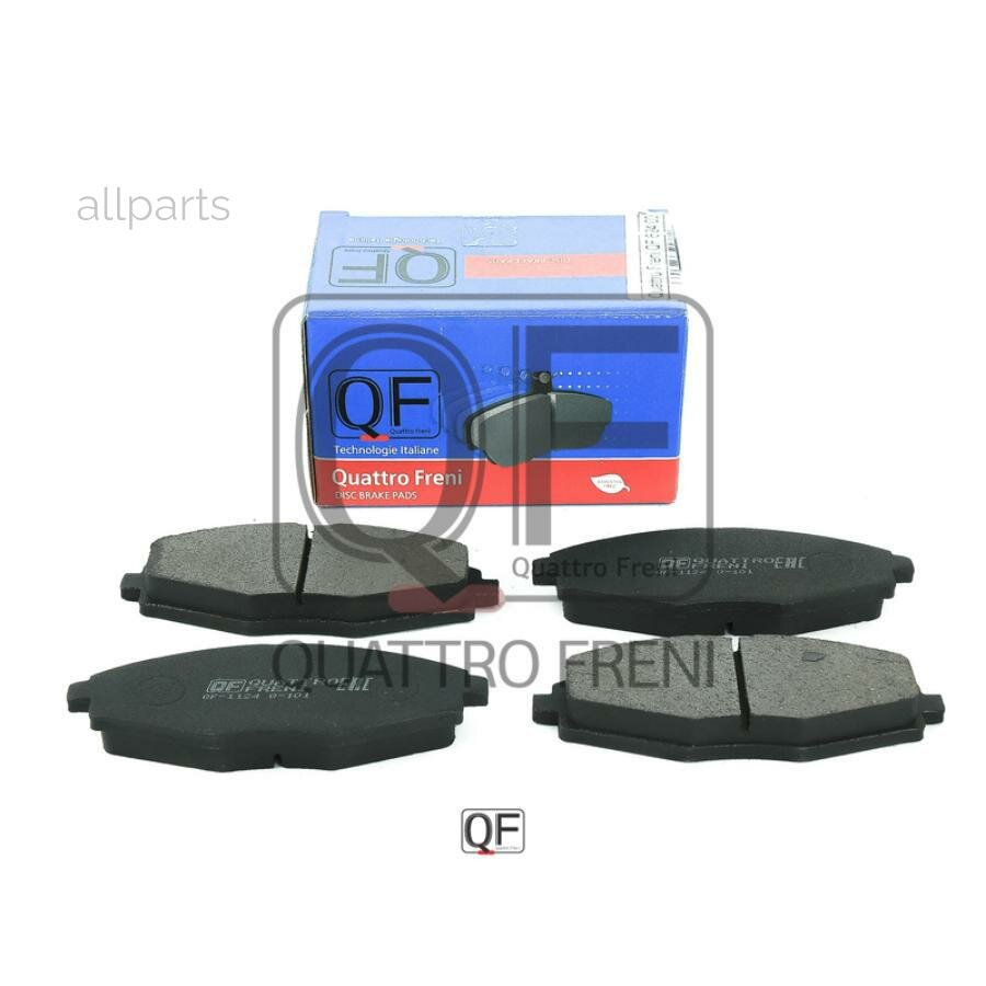 QUATTRO FRENI QF62400 колодки дисковые п!\Daewoo Lanos/Matiz 0.8/1.4/1.5i 98>