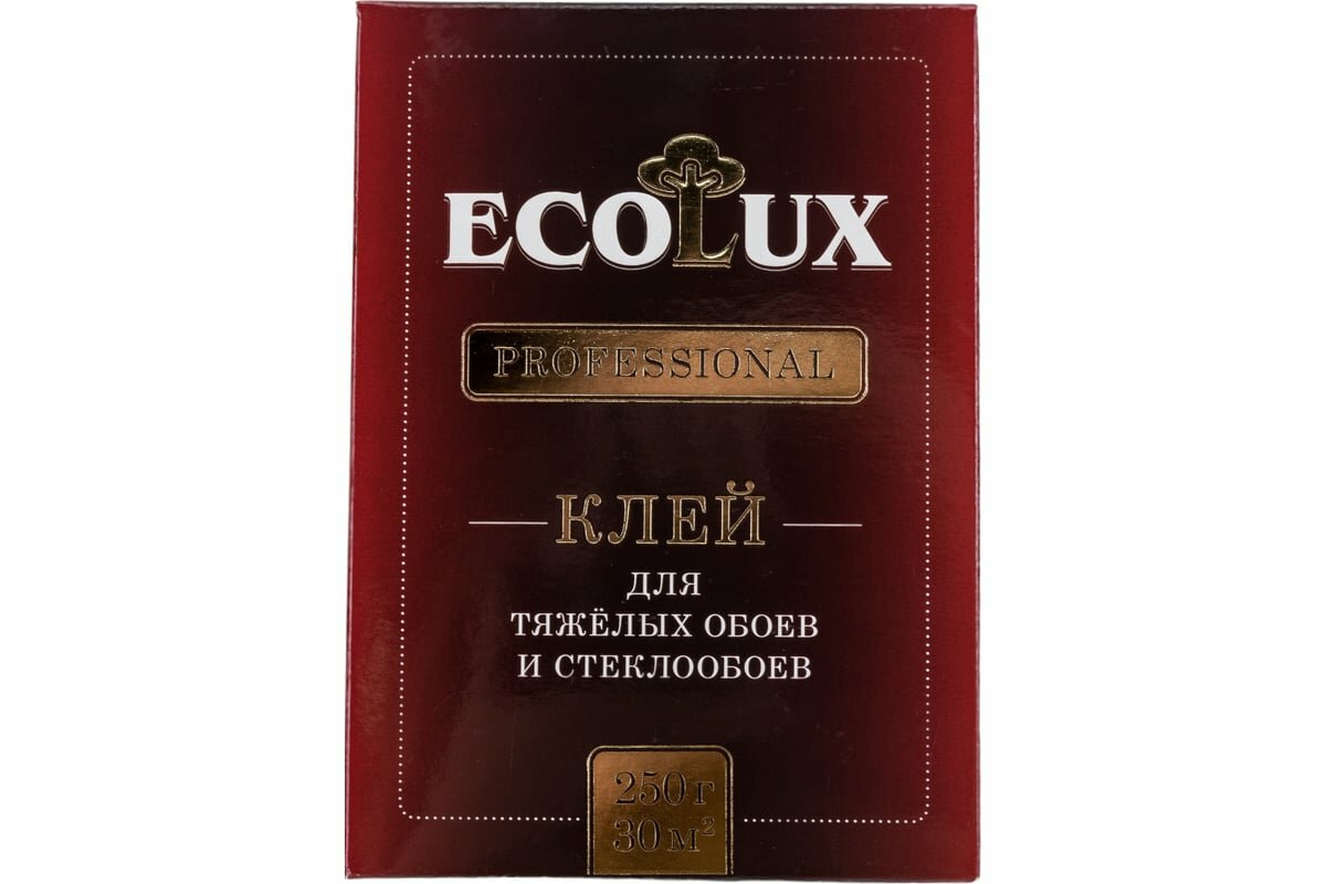 Клей для тяжёлых обоев и стеклообоев Ecolux Professional 250 г, 30 кв. м