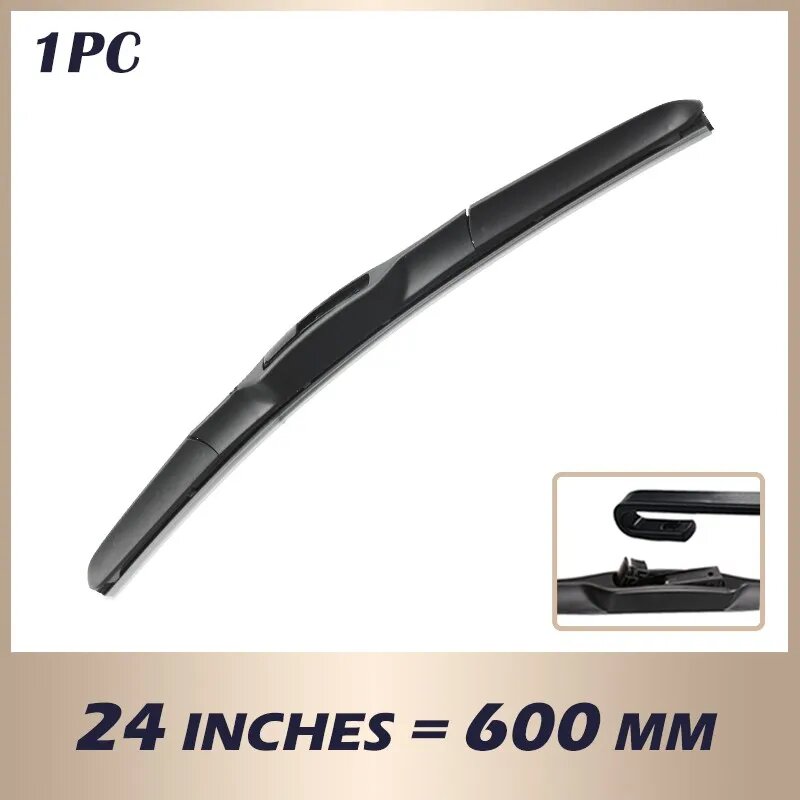 Щетка стеклоочистителя передняя гибридная 24 дюйма (600 мм), Right hand drive