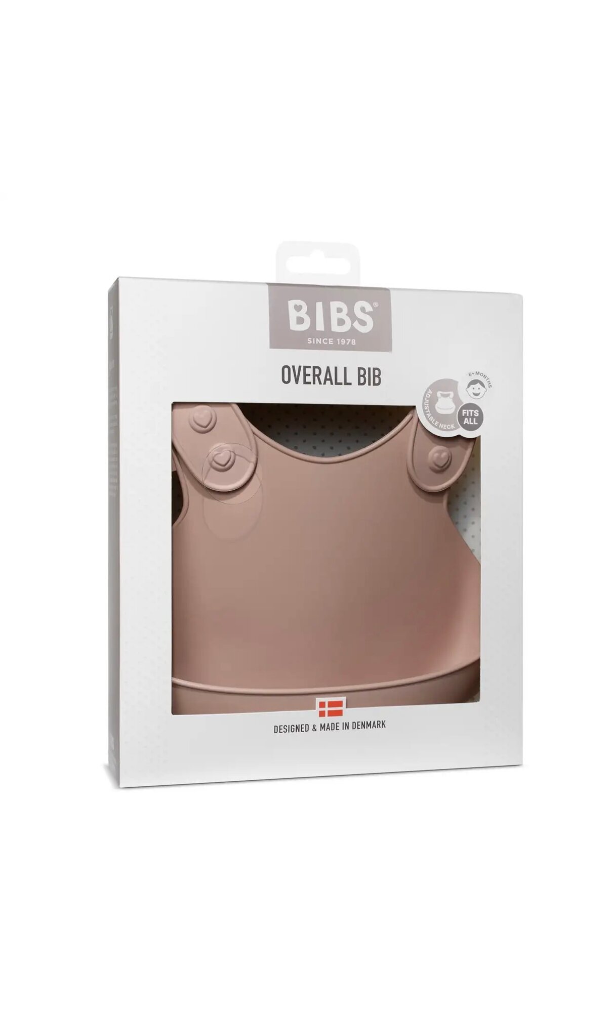 Нагрудник для кормления BIBS Overall Bib Blush