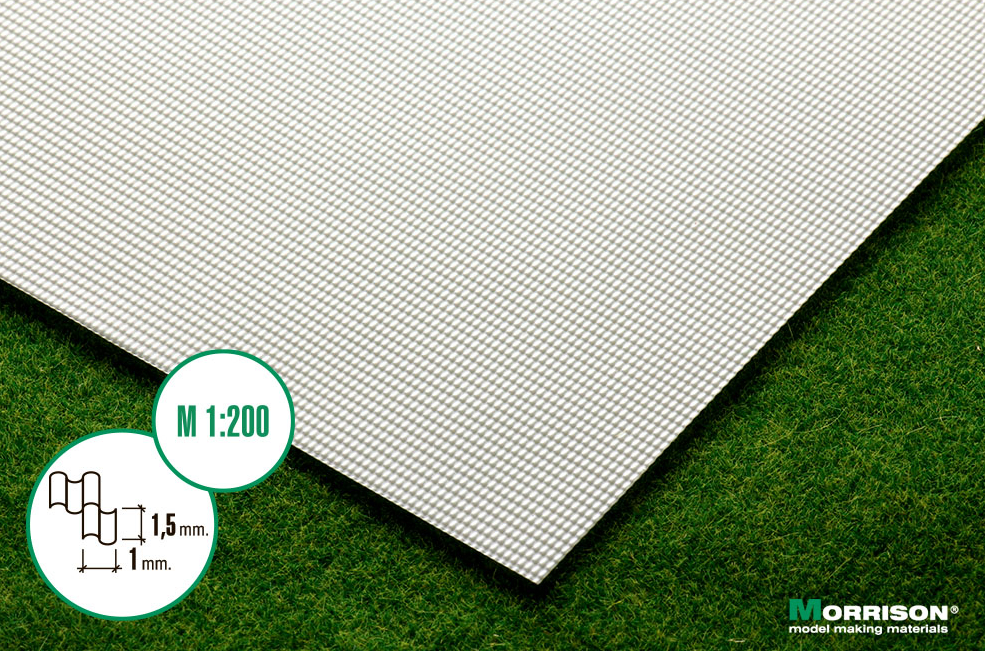 041tch200 Объёмная текстура черепицы М 1:200. (Лист А4-19см. х28см.)