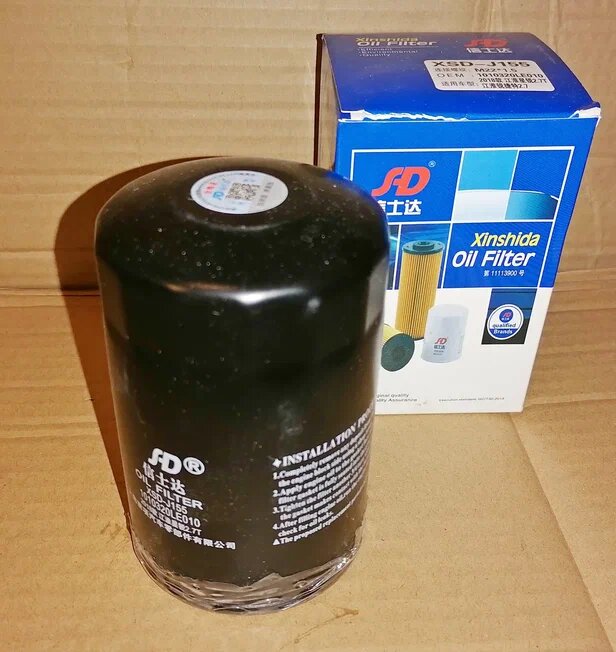 Фильтр масляный Соллерс Атлант/JAC SUNRAY 2.7D