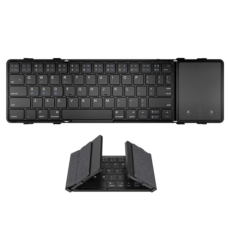 Складная Bluetooth-клавиатура для планшета Russian, 3 fold touchpad